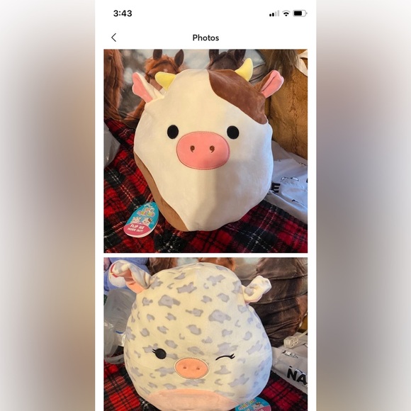 Squishmallows | Toys | Squishmallow Flip A Mellow Ronnie The Cow And ...